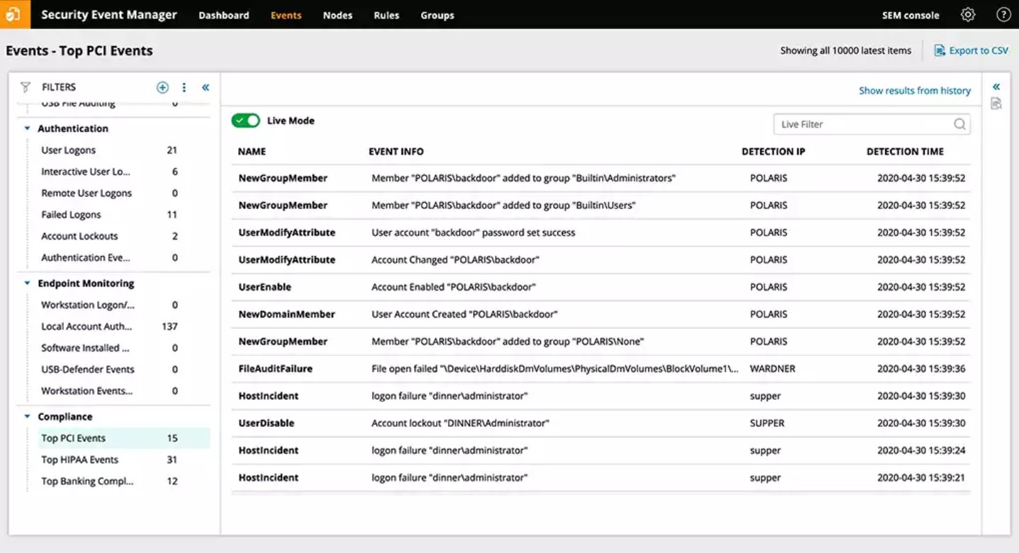 SIEM & Log Management - BEV Cybe